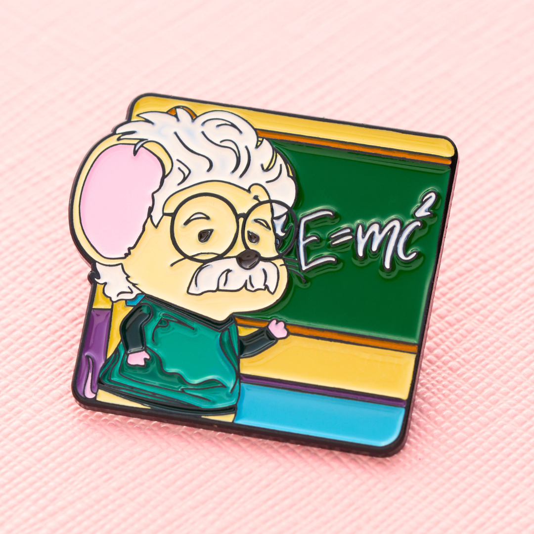 Little Mouse Einstein Pin – AdaMarie Jewelry