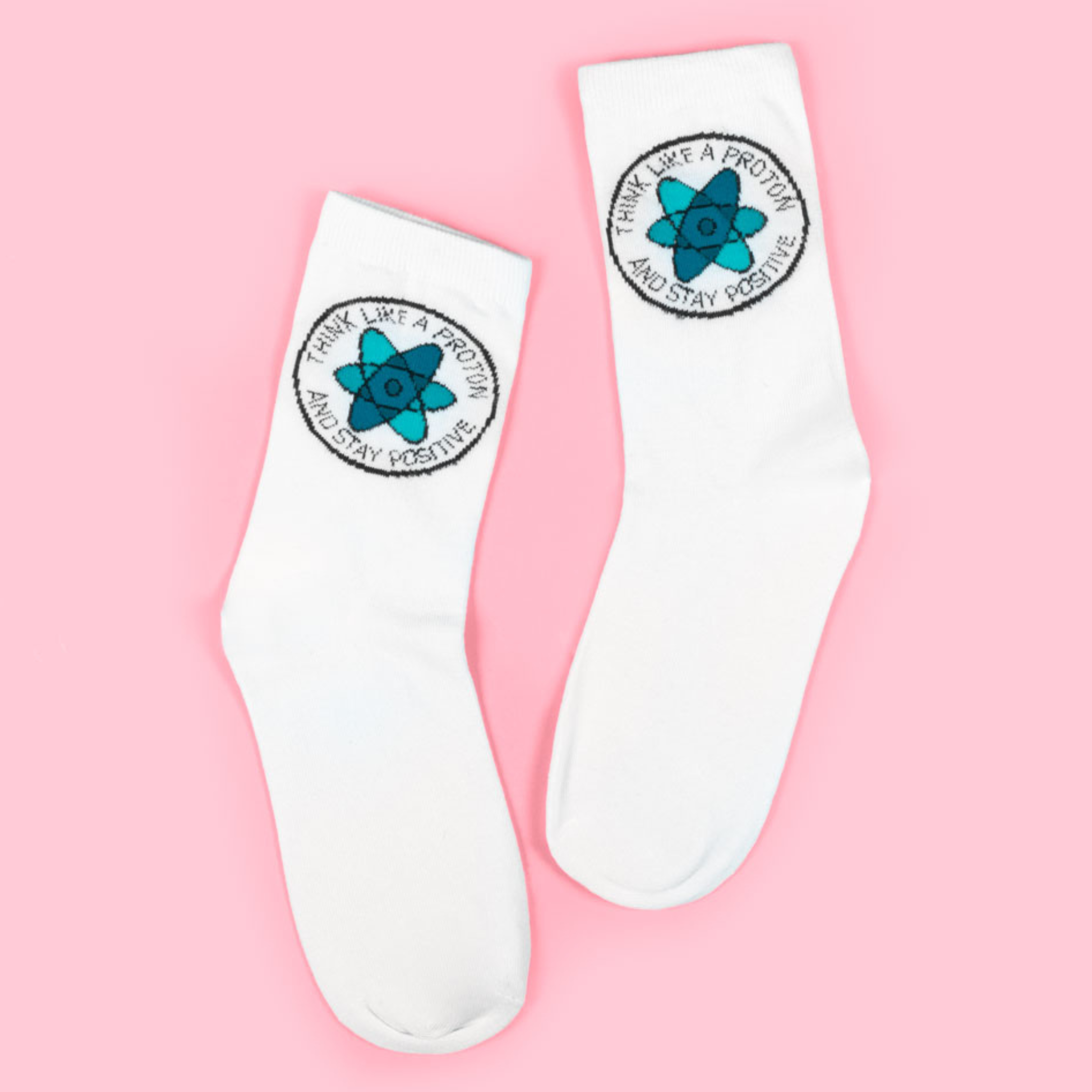 Think Like A Proton Socks – AdaMarie Jewelry