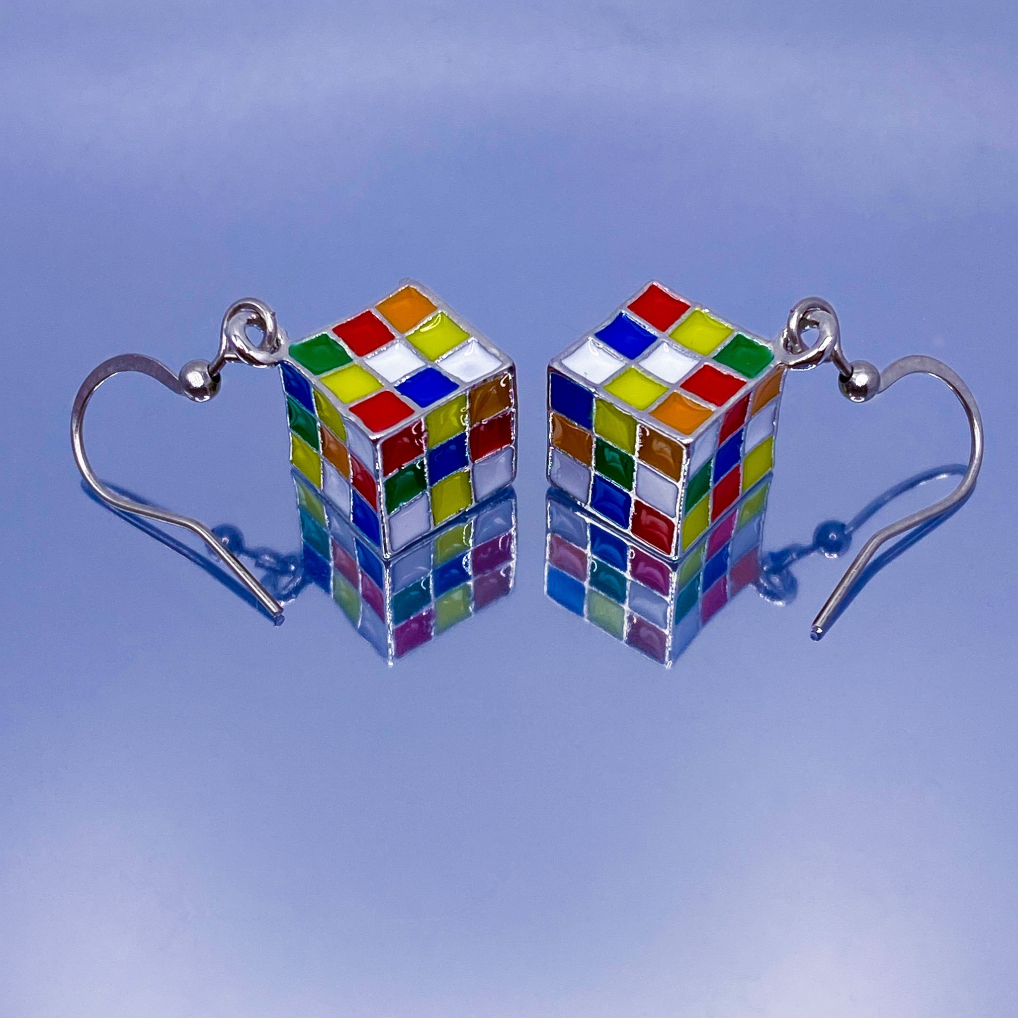 Rubik's Cube Earrings – AdaMarie Jewelry