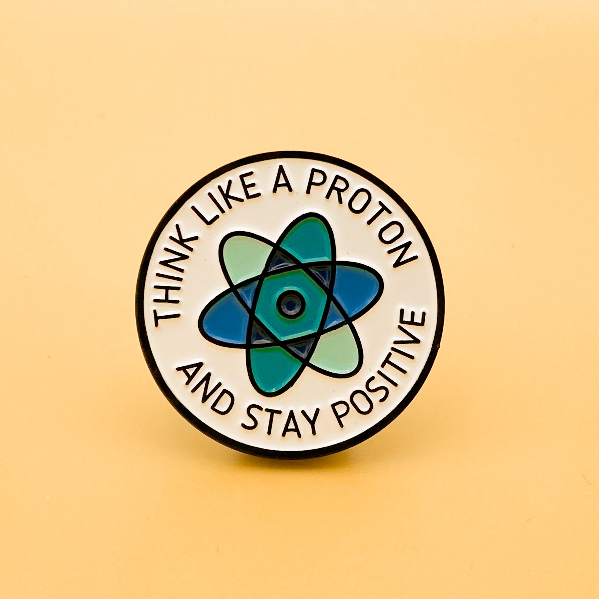 Think Like A Proton Pin – AdaMarie Jewelry